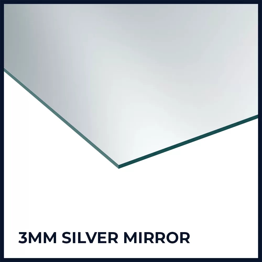 3mm Silver Mirror - Budget Glass Cranbourne
